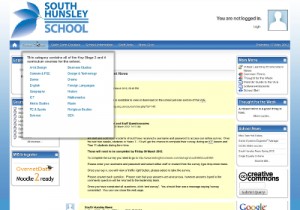 Aardvark South Hunsley School Pro 1.2.1 Moodle Theme | Jon Witts' Blog